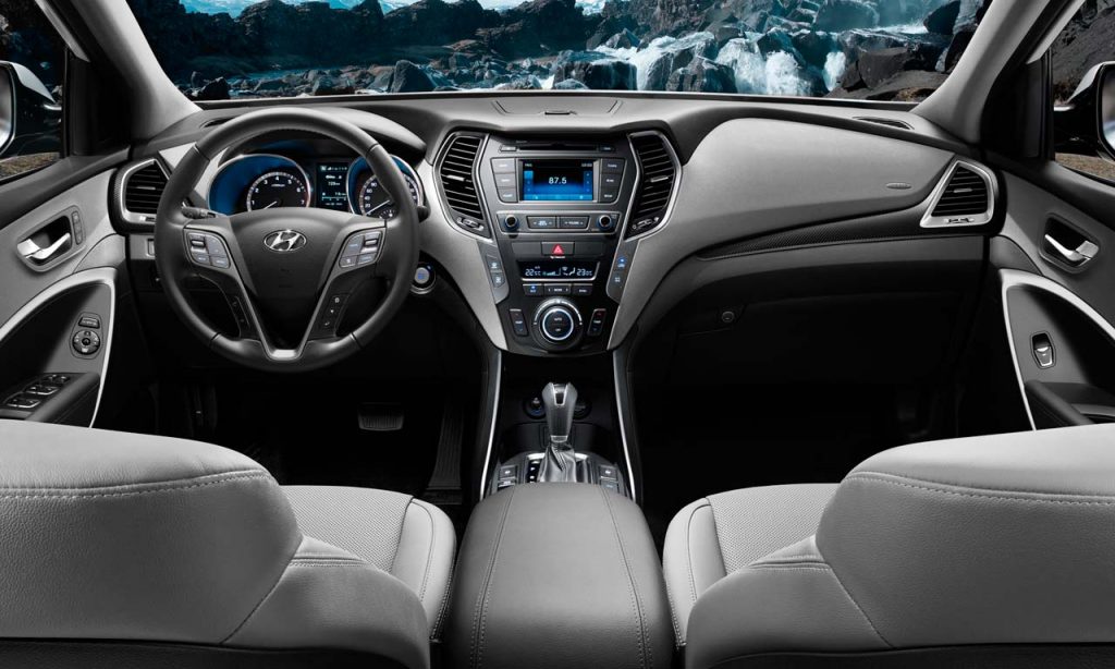Hyundai-Santa-Fe-interior - Mega Autos