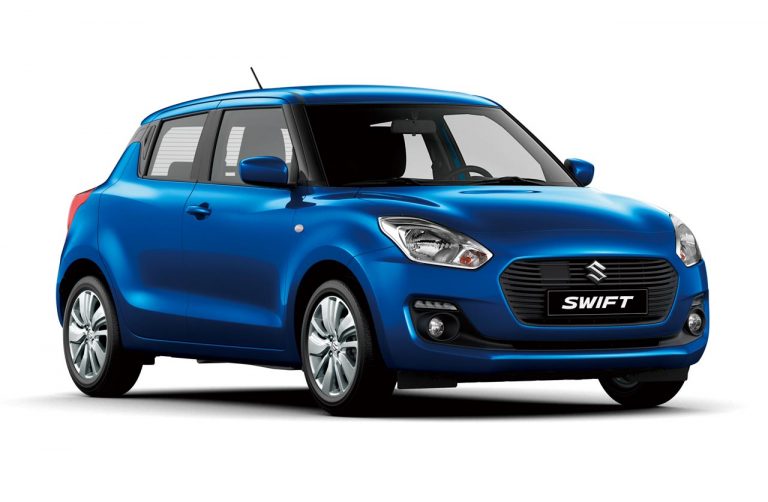 Suzuki-Swift-2018-delantera-azul - Mega Autos
