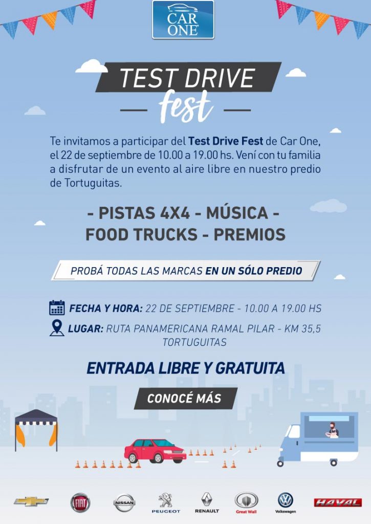 Test Drive Fest, para probar tu próximo 0km - Mega Autos
