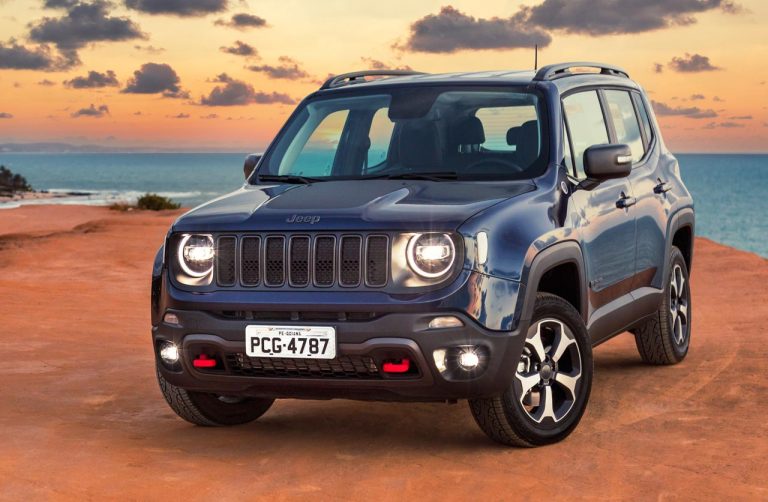 Jeep-Renegade-2019-azul-delantera - Mega Autos
