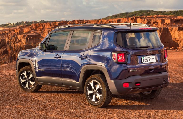 Jeep-Renegade-2019-azul-perfil - Mega Autos