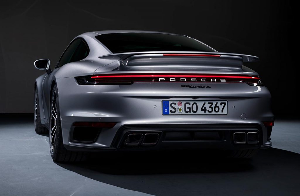 Porsche-911-992-Turbo-S-atras - Mega Autos