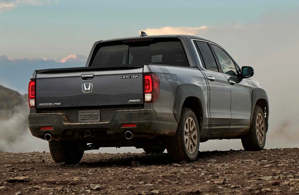 Honda-Ridgeline-2021-trasera - Mega Autos