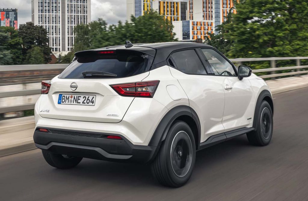 Nissan-Juke-Hybrid-dinamica-trasera - Mega Autos