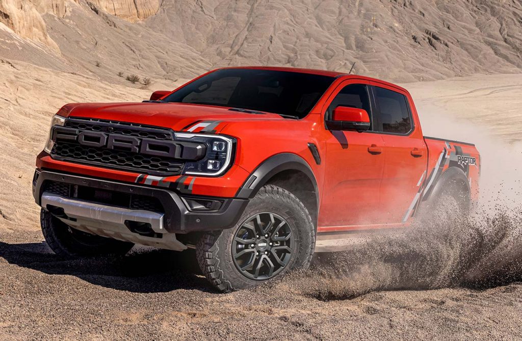 Nueva-Ford-Ranger-Raptor-delantera-off-road - Mega Autos