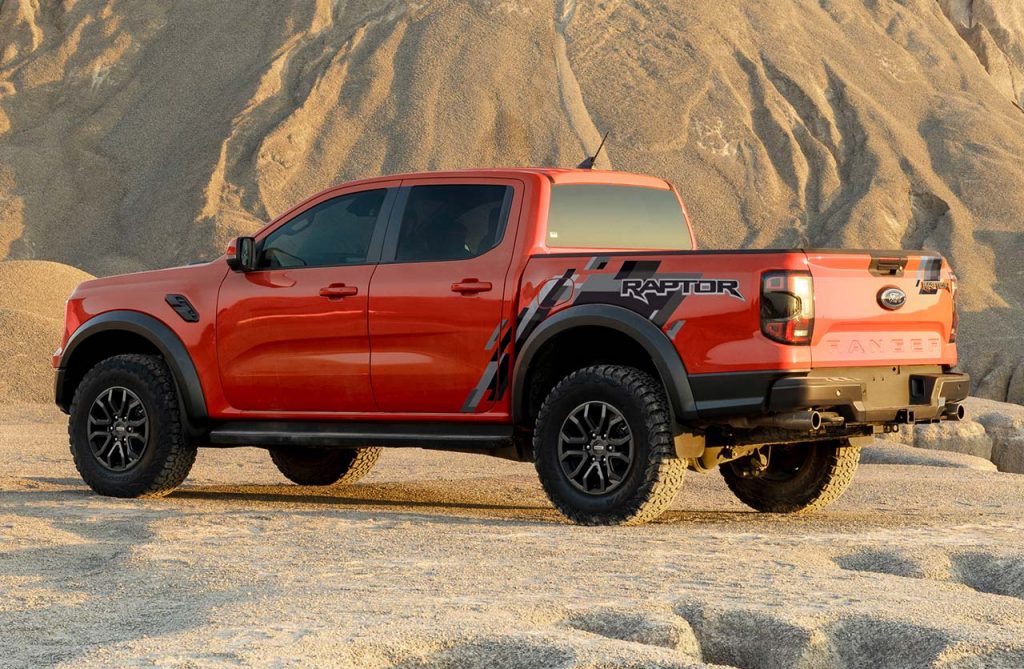 Nueva-Ford-Ranger-Raptor-perfil - Mega Autos