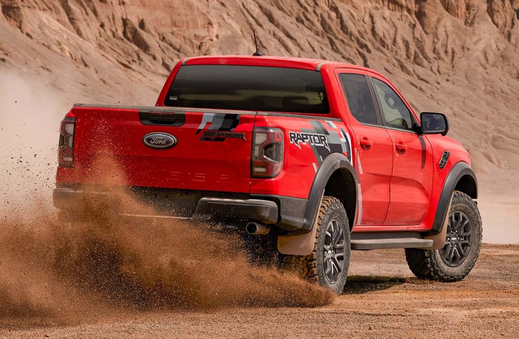 Nueva-Ford-Ranger-Raptor-trasera-off-road - Mega Autos