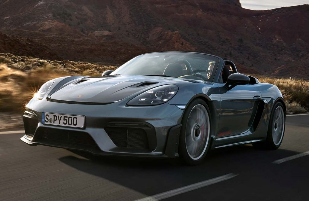 Con motor de 911: Porsche creó el 718 Spyder RS - Mega Autos